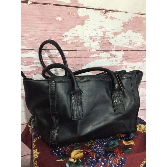 Jones New York | Bags | Jones New York Signature Satchel Handbag Black ...